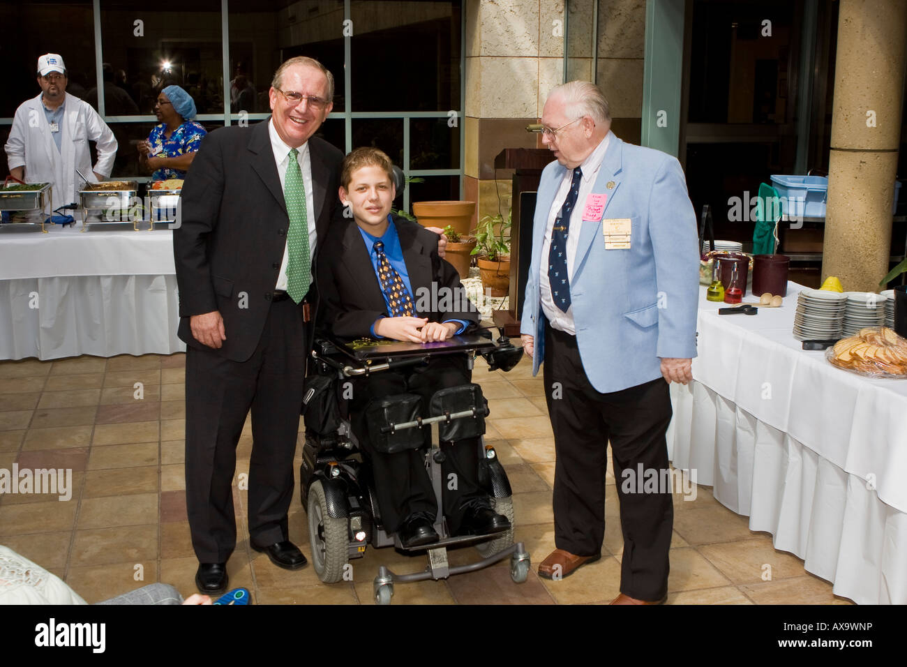 13 Y/O Disabled Child, Benjamin Carpenter is Greeted After his Speech ...