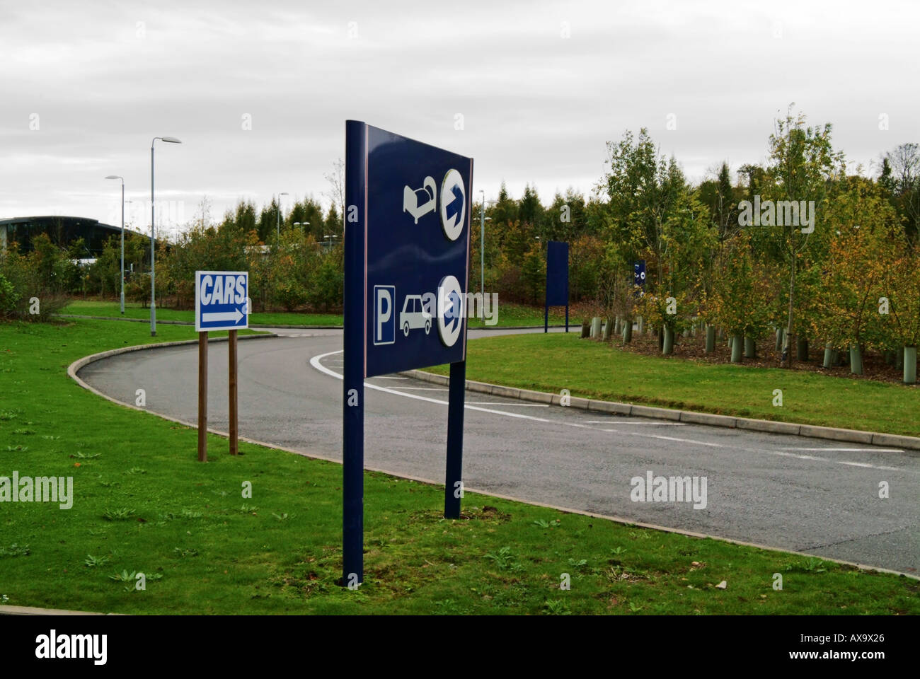 Motorway Service Station Signs Stock Photo - Alamy