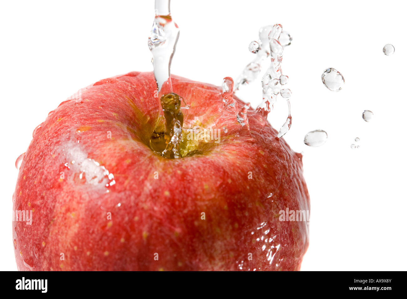Apple splash hi-res stock photography and images - Alamy
