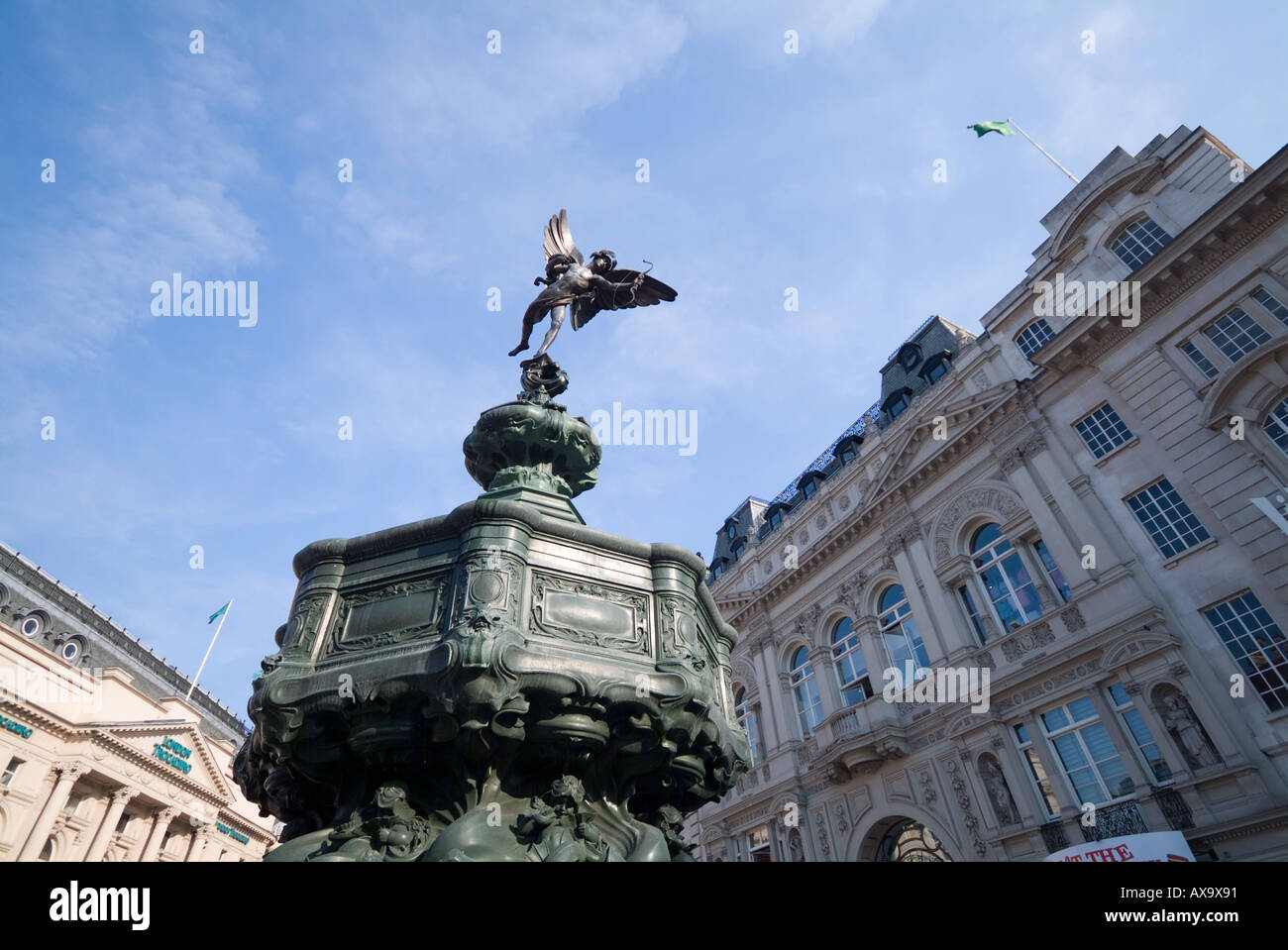 Piccadilly Circus and Eros the Winged Archer Stock Photo - Alamy