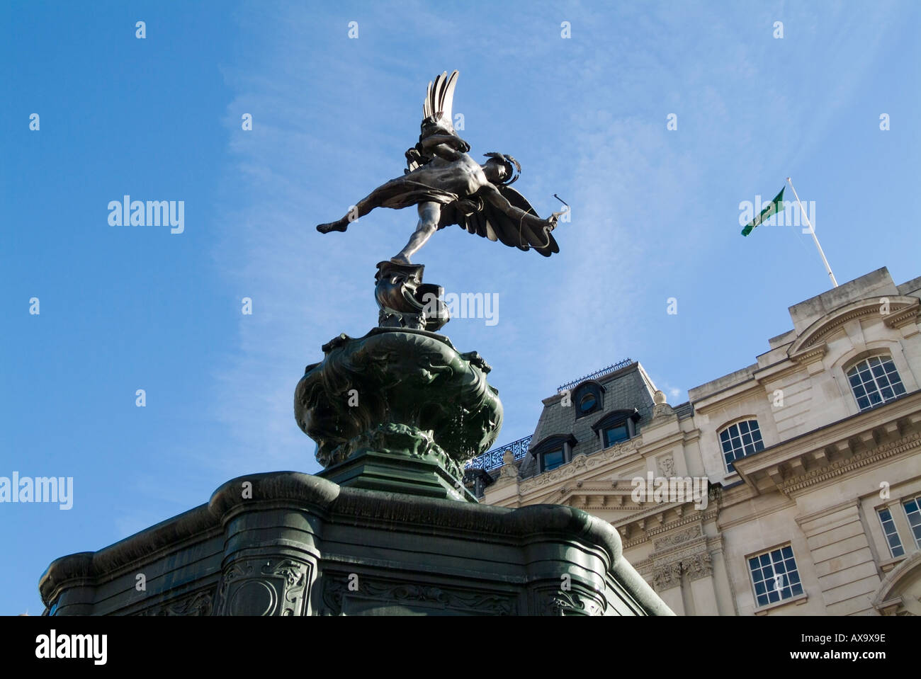 Piccadilly Circus and Eros the Winged Archer Stock Photo - Alamy