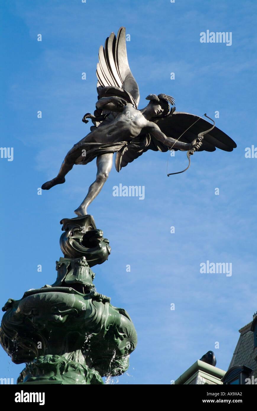 Piccadilly Circus and Eros the Winged Archer Stock Photo - Alamy