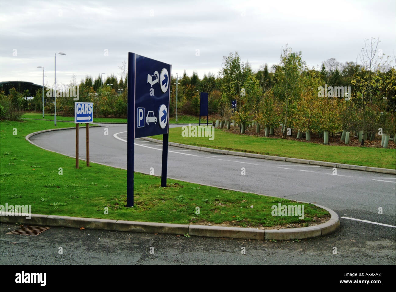 Motorway Service Station Signs Stock Photo - Alamy