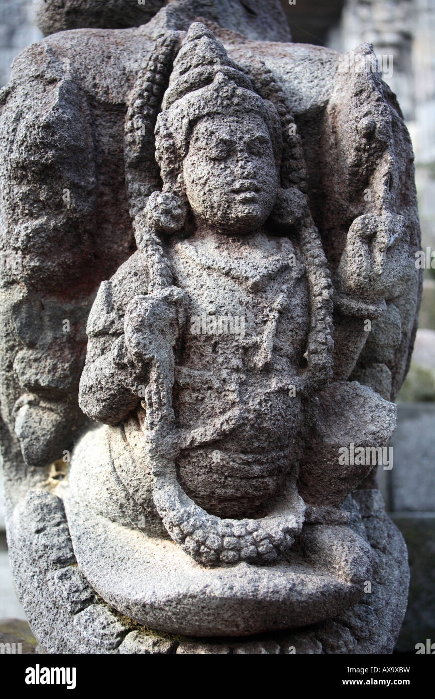 Stone carving Plaosan temples Prambaban Java Indonesia Stock Photo - Alamy