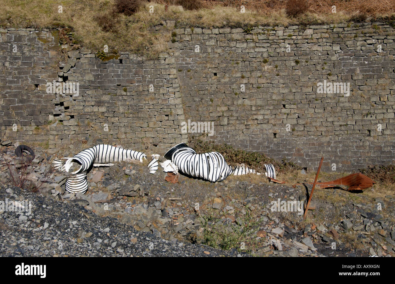 Blaenserchan Colliery Pontypool South Wales UK a post industrial coal ...