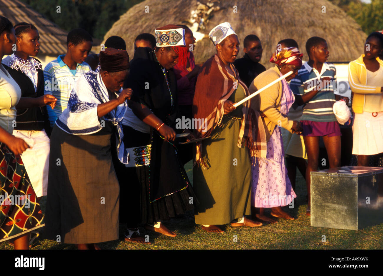 wedding ceremony khula village kwa zulu natal south africa Stock Photo ...