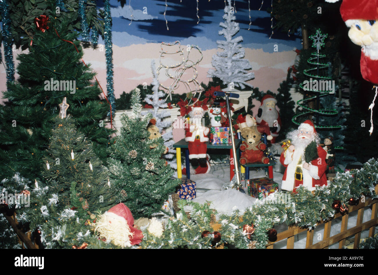 Christmas wonderland scene Stock Photo - Alamy
