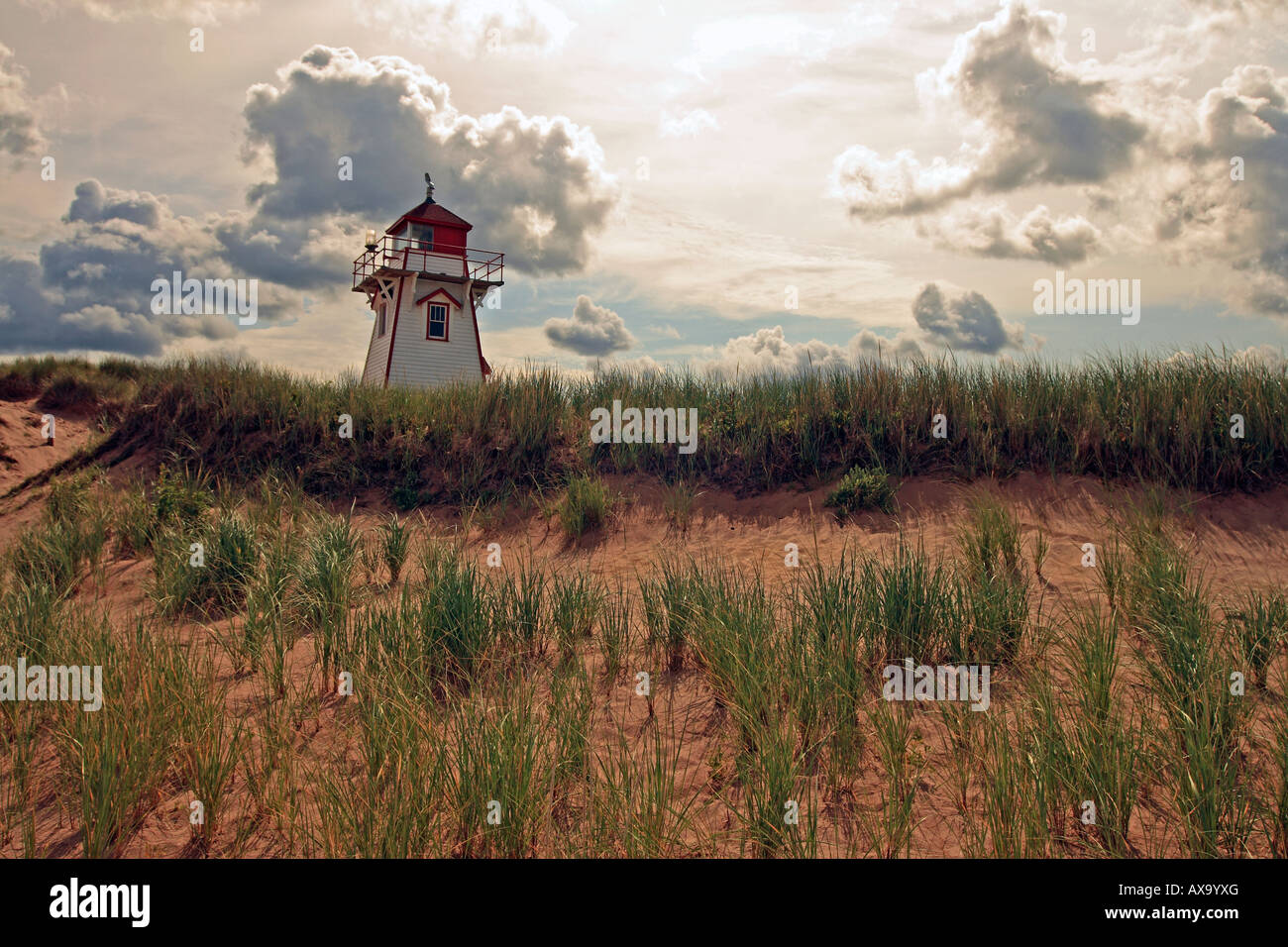 Covehead lighthouse PEI prince edward island Canada Stock Photo - Alamy