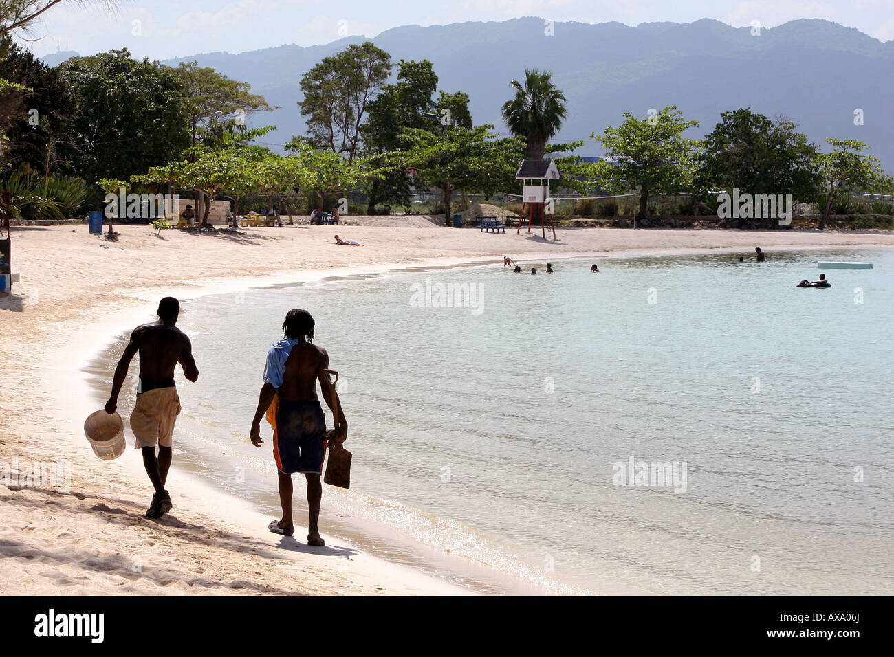 Walter Fletcher Beach, Montego Bay, Jamaica Stock Photo - Alamy