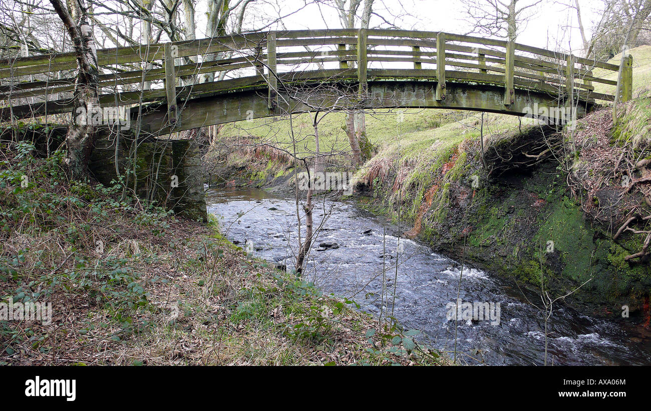 "barber booth"footbridge,edale valley,derbyshire,england Stock Photo ...