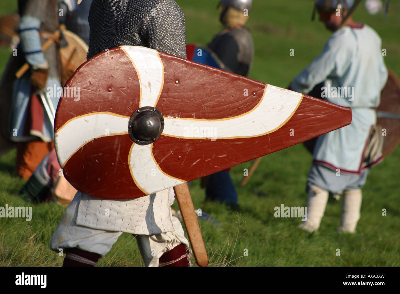 normans saxons fighting battle medieval infantry of hastings east ...