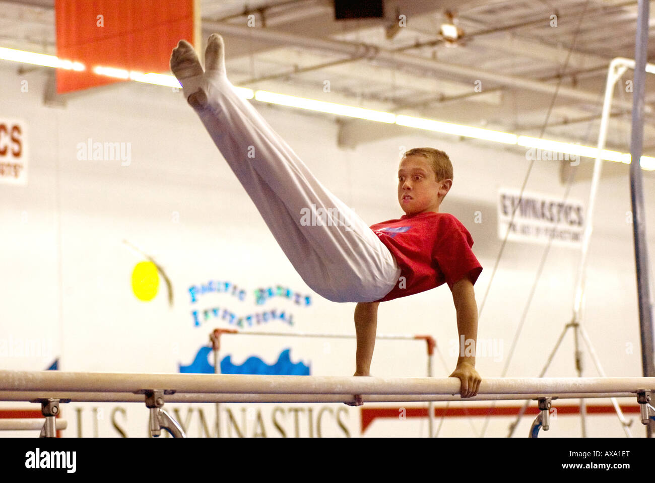 Parallel bars child hi-res stock photography and images - Alamy