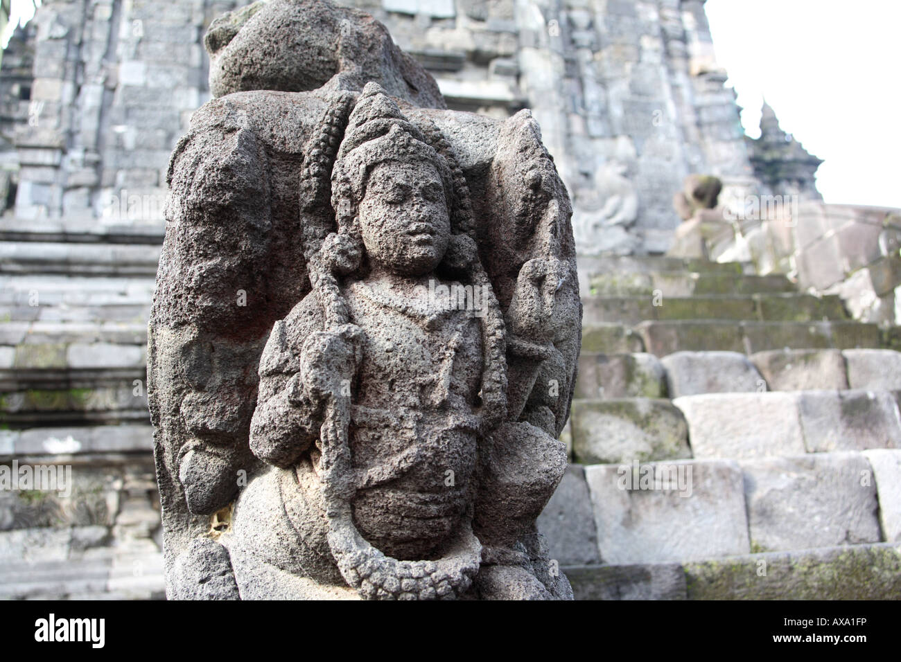 Stone carving Plaosan temples Prambaban Java Indonesia Stock Photo - Alamy