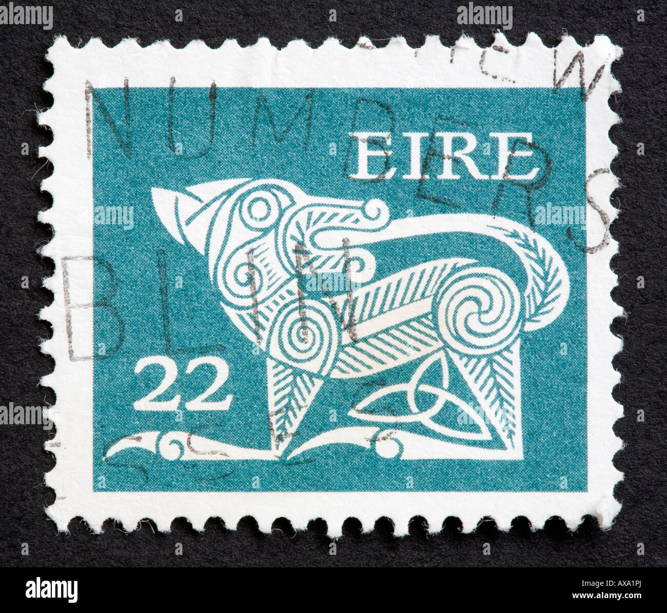 Irish postage stamp Stock Photo - Alamy