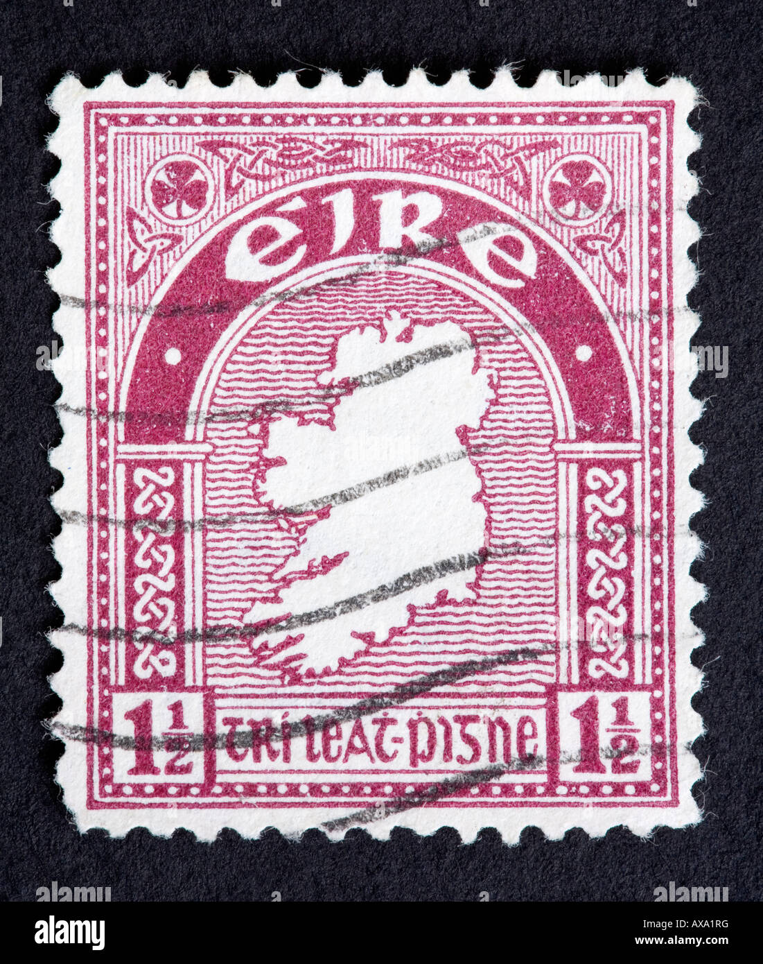 Irish postage stamp Stock Photo - Alamy