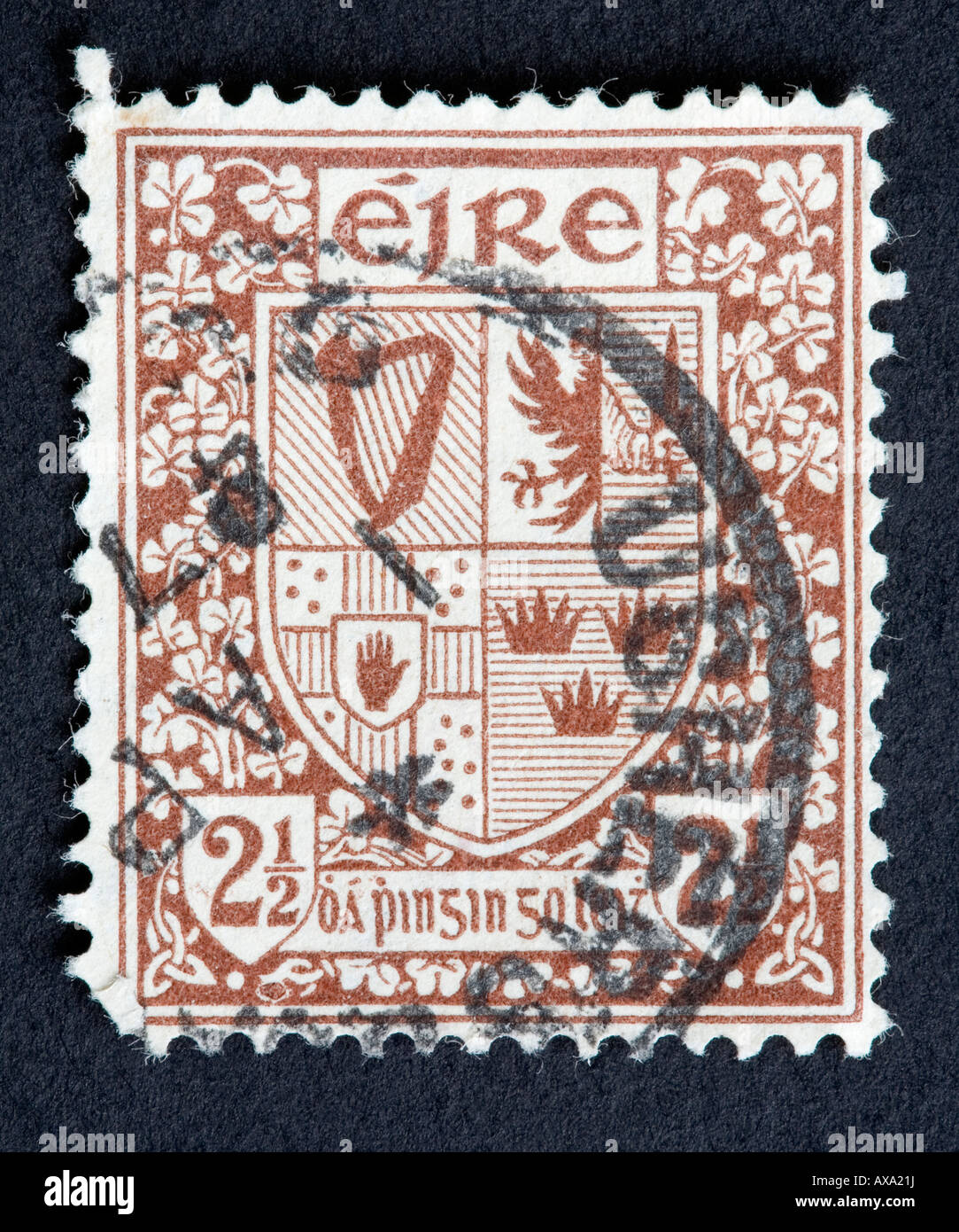 Irish postage stamp Stock Photo - Alamy