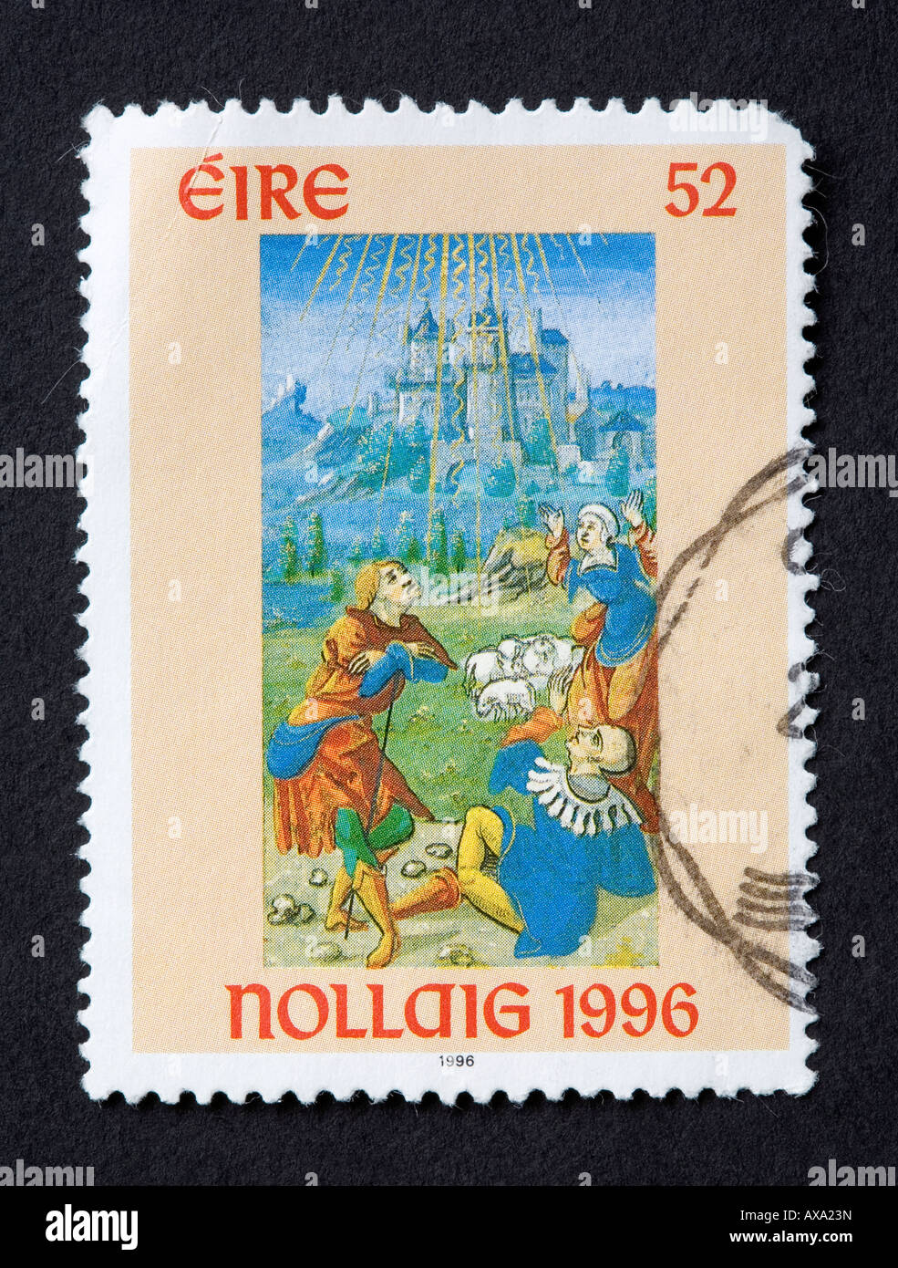 Irish postage stamp Stock Photo - Alamy