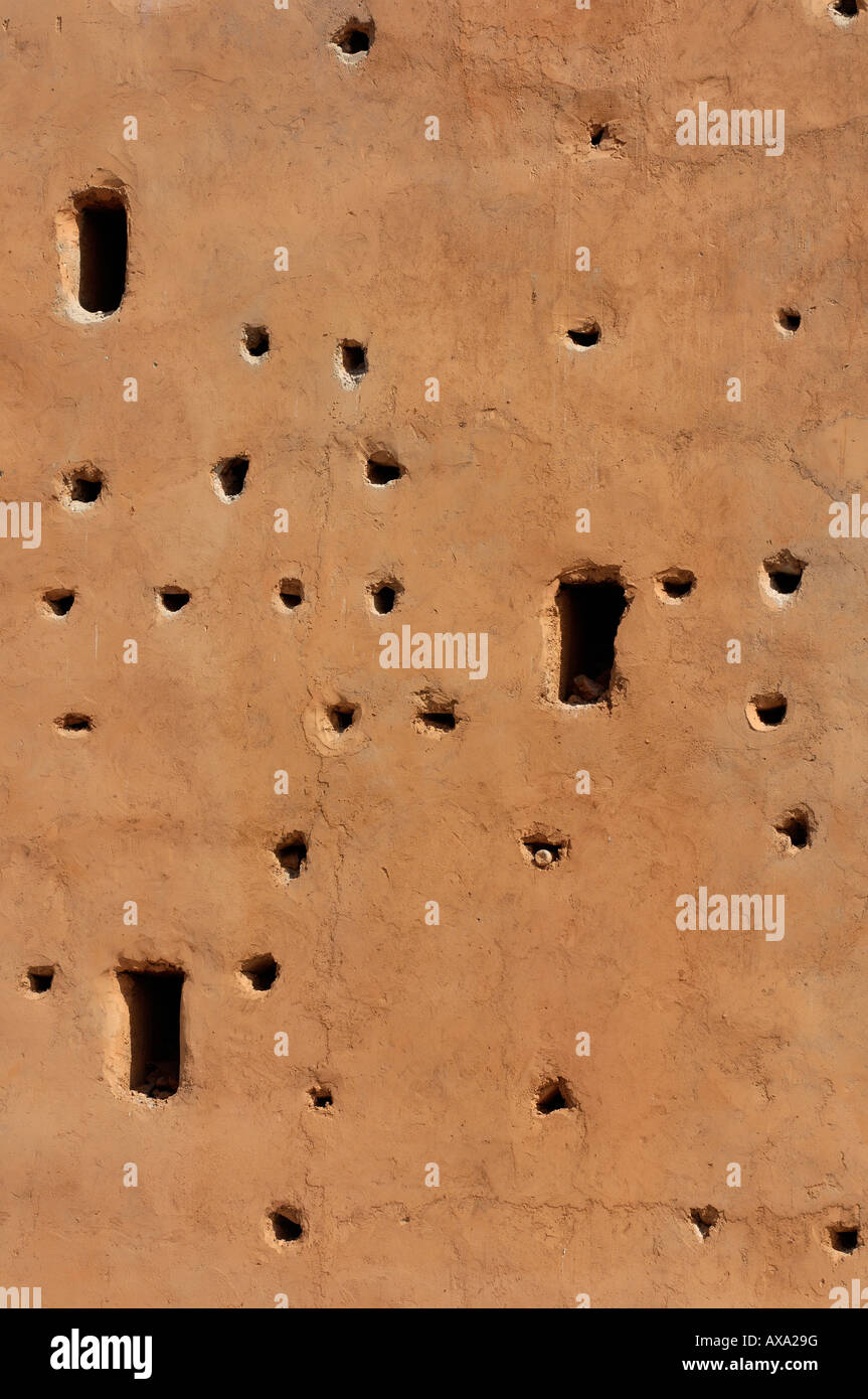 Air holes in an external wall, Marrakech, Morocco Stock Photo - Alamy