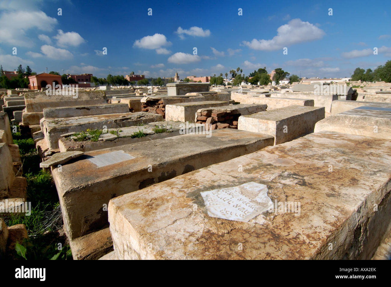 Jewish cemetery in Marrakech Morocco Stock Photo - Alamy