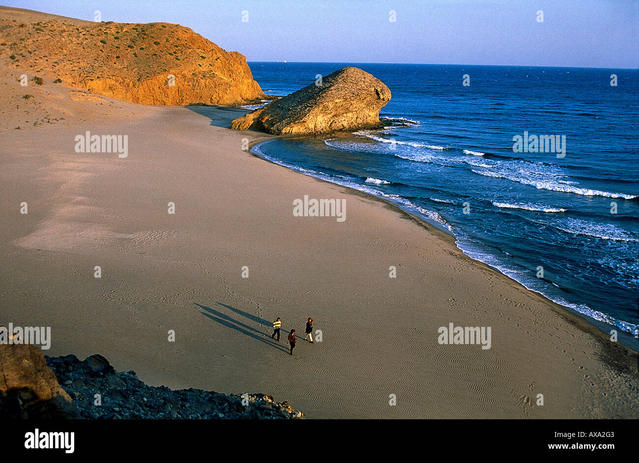 Playa del Monsul, Cabo de Gata, Almeria, Andalusien Spanien, Europa ...