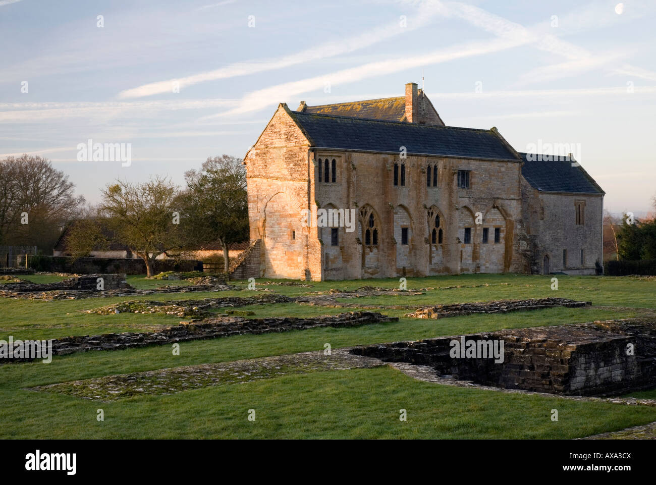 Muchelney Abbey Somerset High Resolution Stock Photography and Images ...