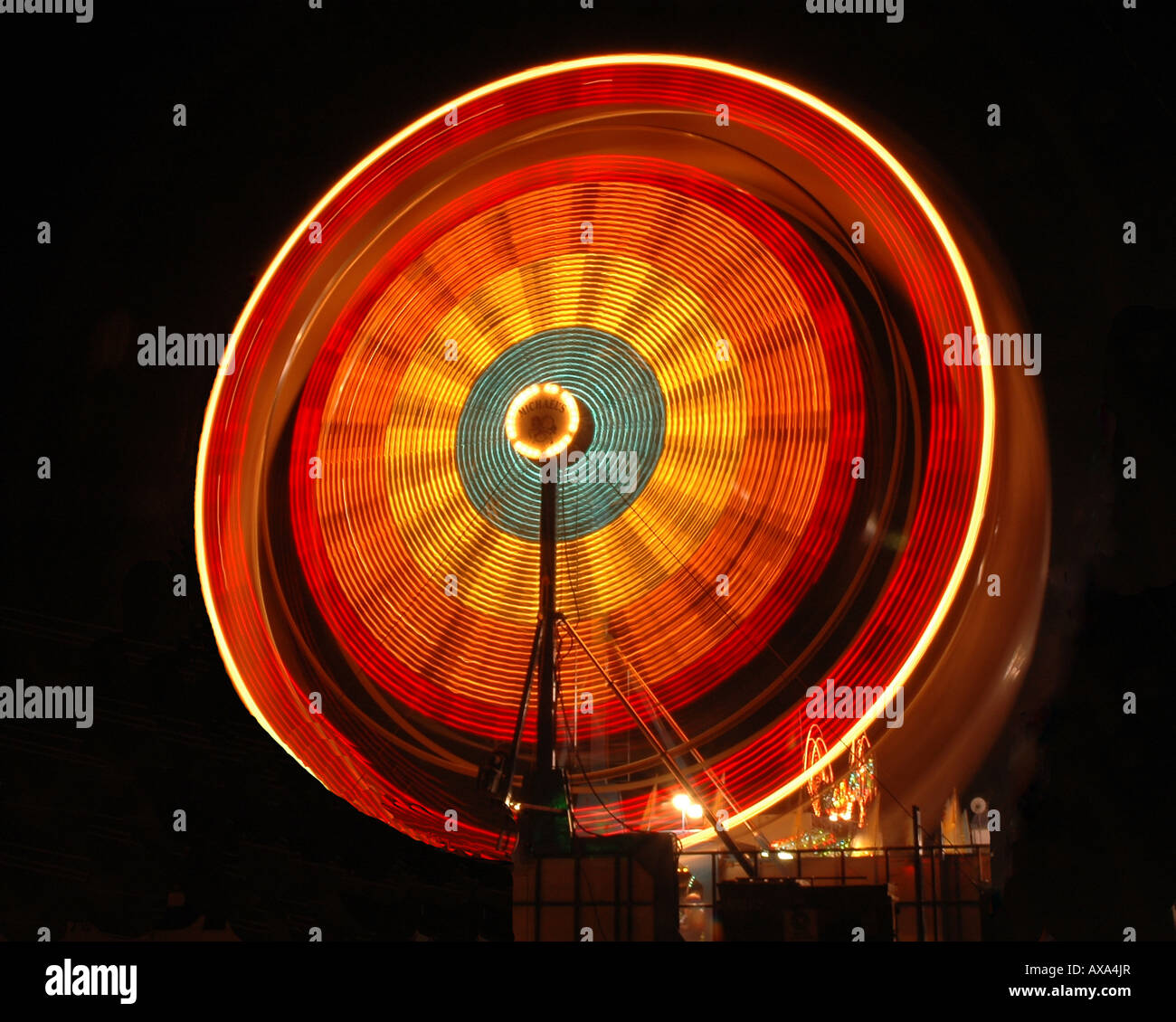 Ferris wheel at night Stock Photo - Alamy