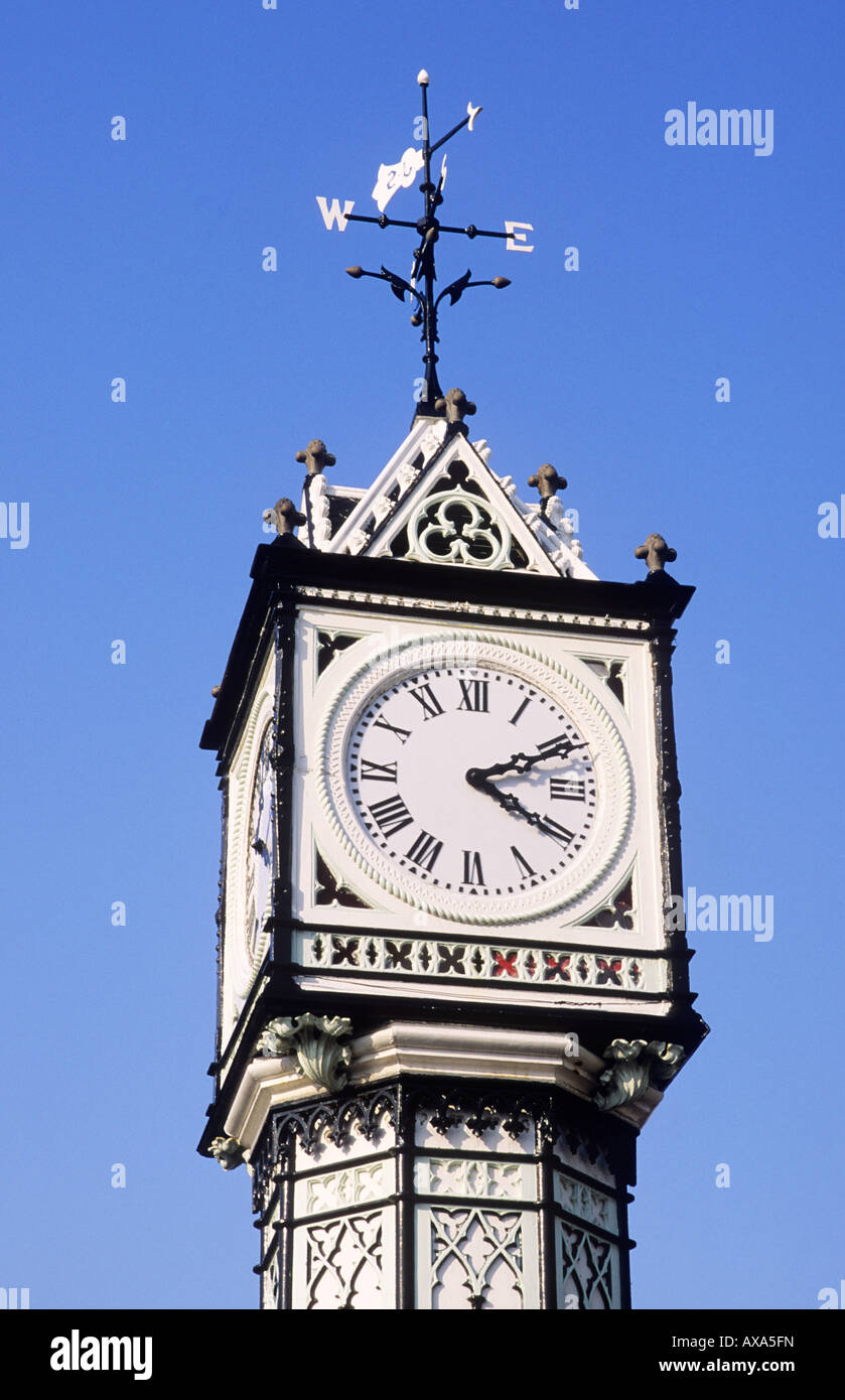 Downham Market Market Place Clock Tower Norfolk East Anglia England UK ...