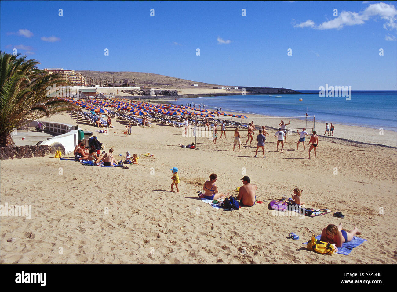 Playa Costa Calma, Costa Calma, Fuerteventura, Kanarische Inseln Stock ...