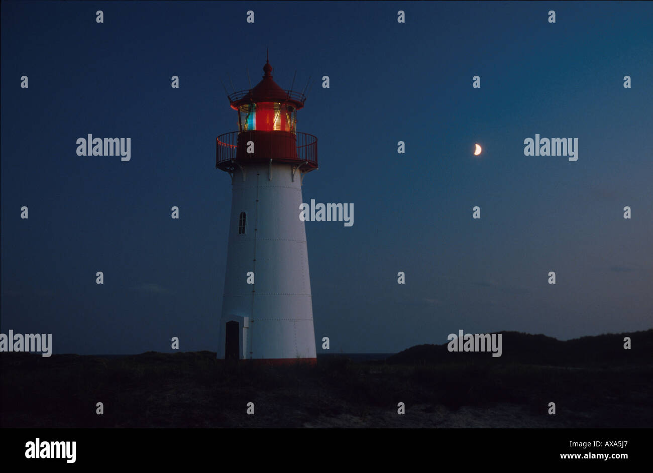 Leuchtturm, Sylt, Nordsee Schleswig-Holstein, Deutschland Stock Photo ...