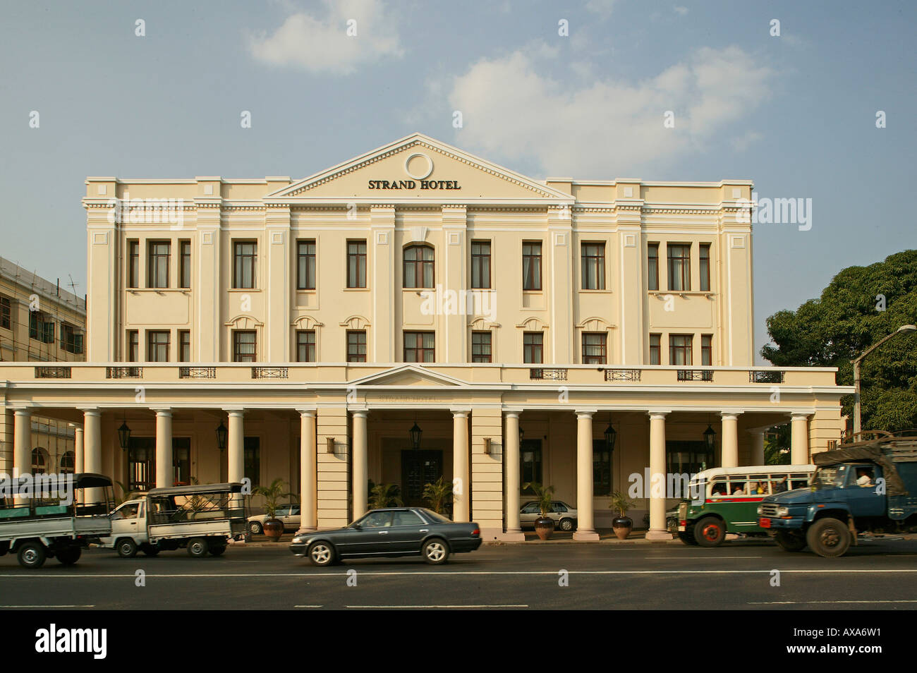 Exterior, Strand Hotel Yangon, luxury Strand Hotel Yangon ...