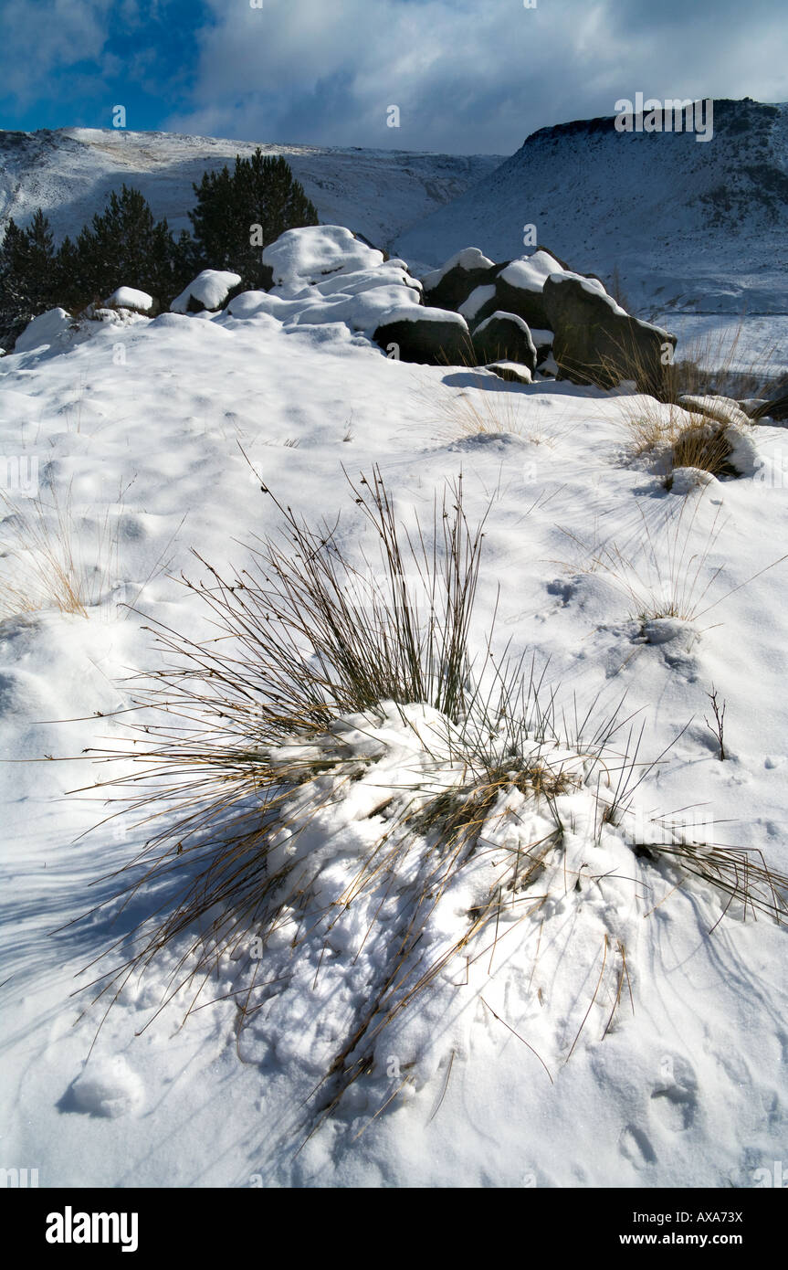 Dovestones reservoir snow hi-res stock photography and images - Alamy