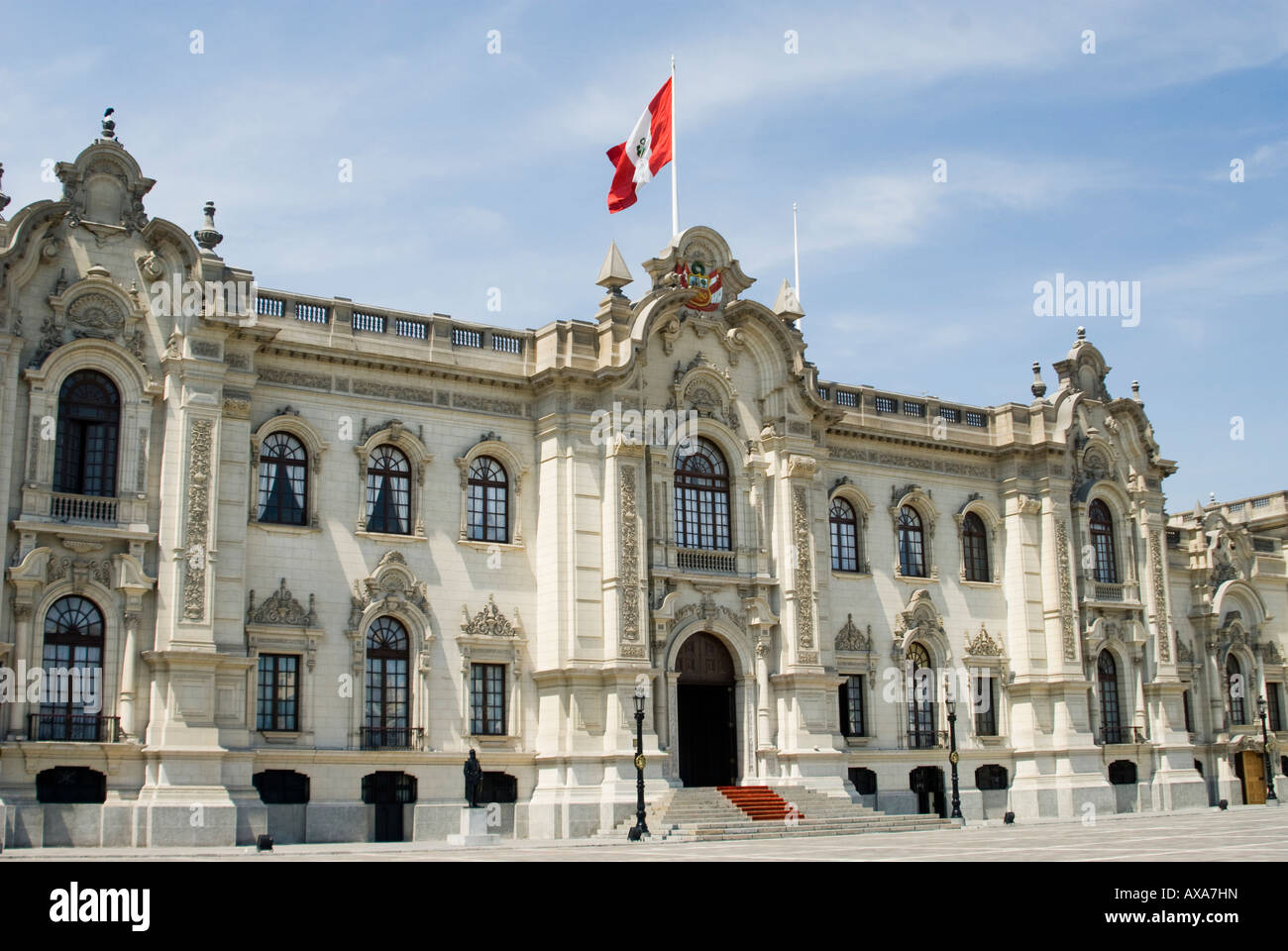 presidential palace lima peru on plaza de armas palacio gobierno Stock ...