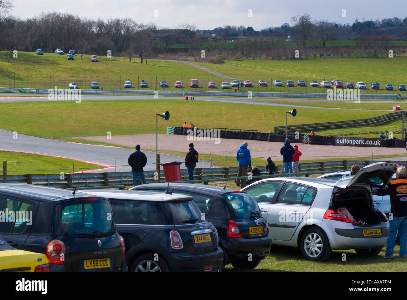 General View of Oulton Park Motor Racing Circuit on Race Day with ...