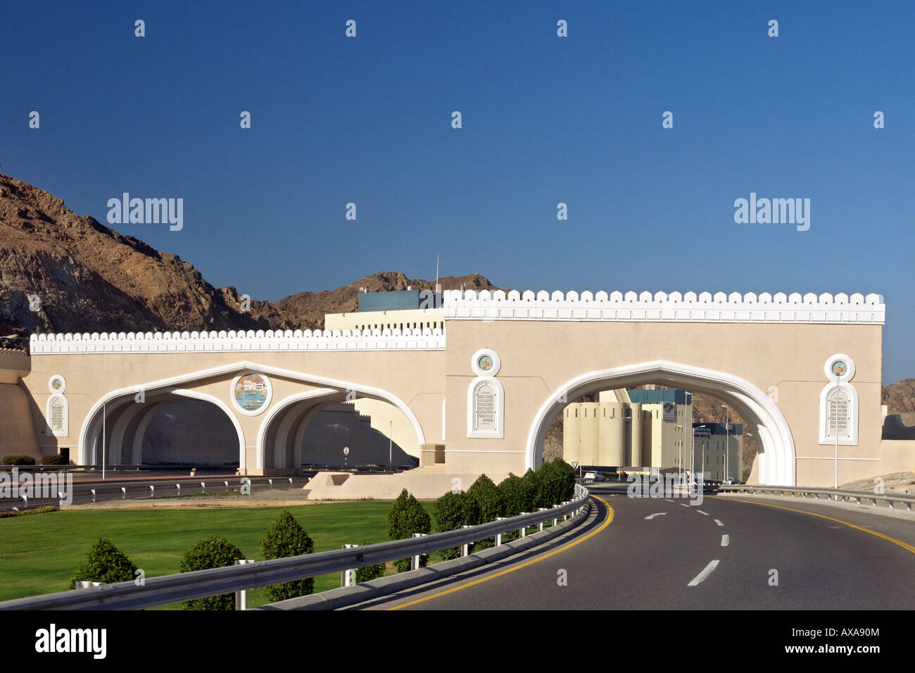 'Bab Mutrah' (Mutrah Gate,) one of four ancient entrance gates to the ...