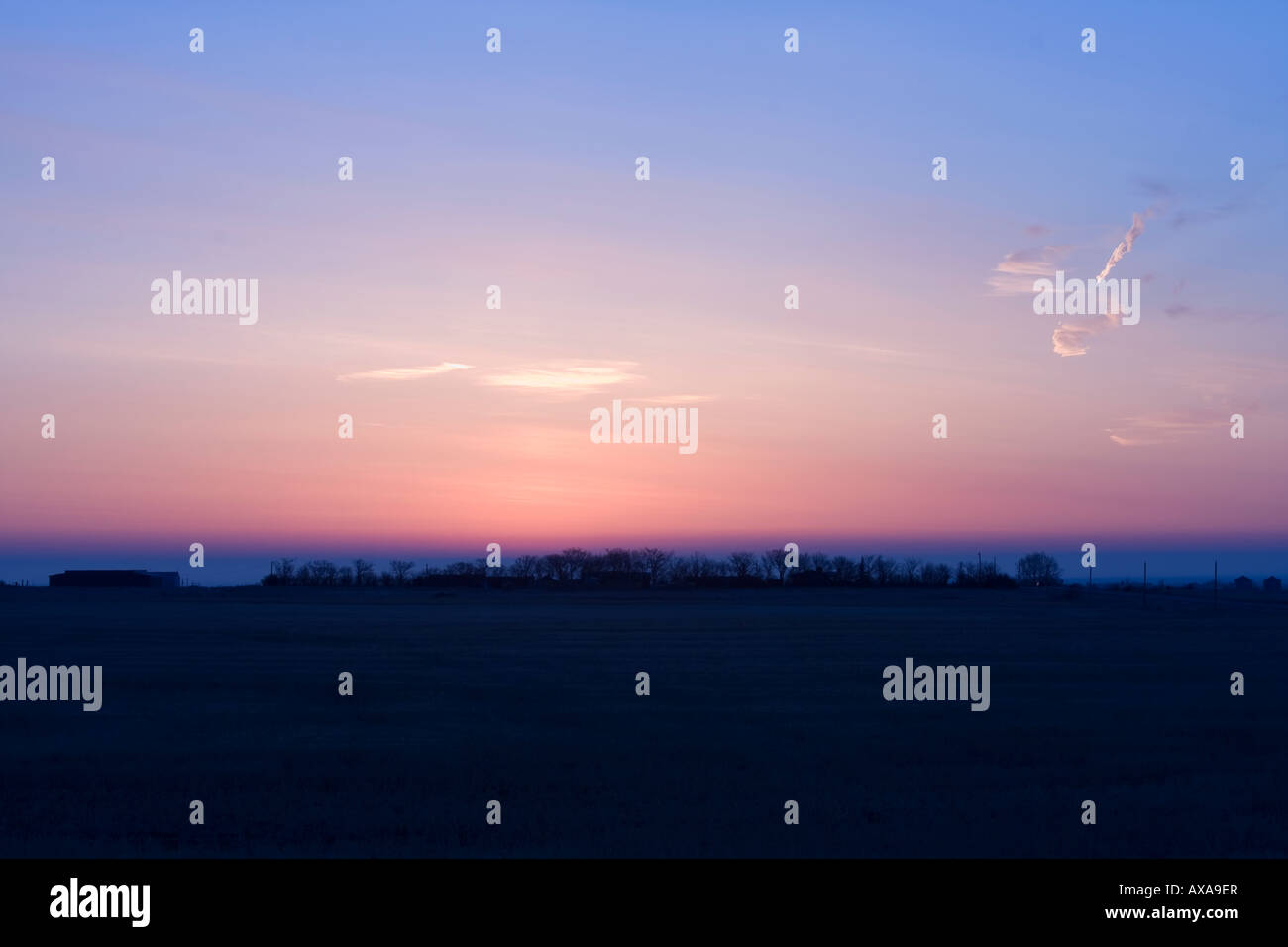 Sunrise in southern Alberta Stock Photo - Alamy