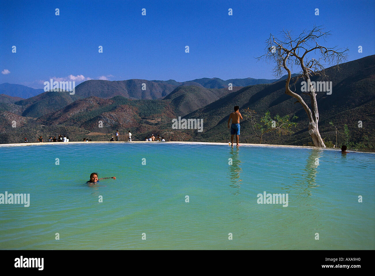 Hierve el Agua, Valles Centrales Oaxaca, Mexico Stock Photo - Alamy