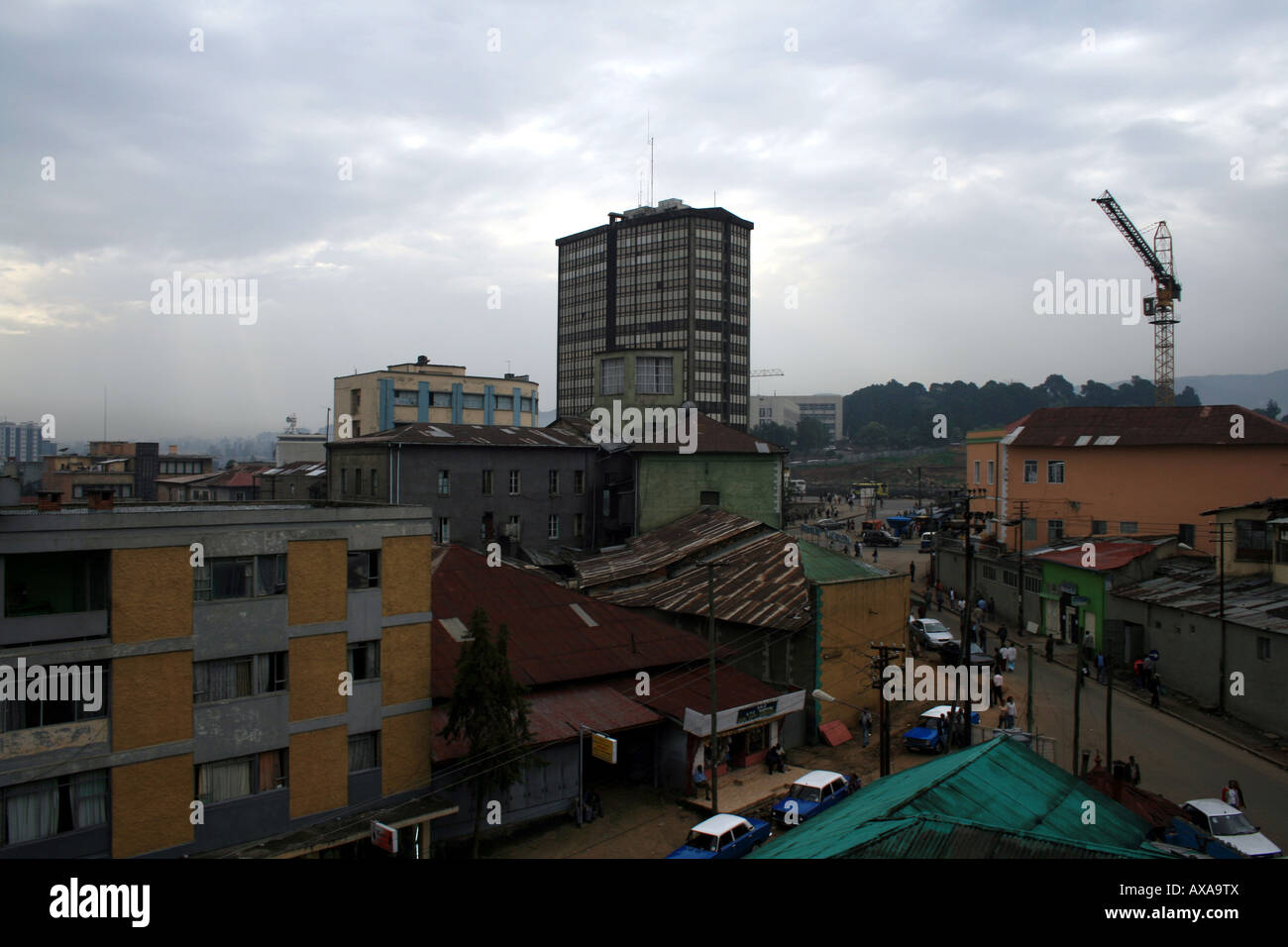 Addis Ababa Ethiopia Africa Piazza High Resolution Stock Photography ...