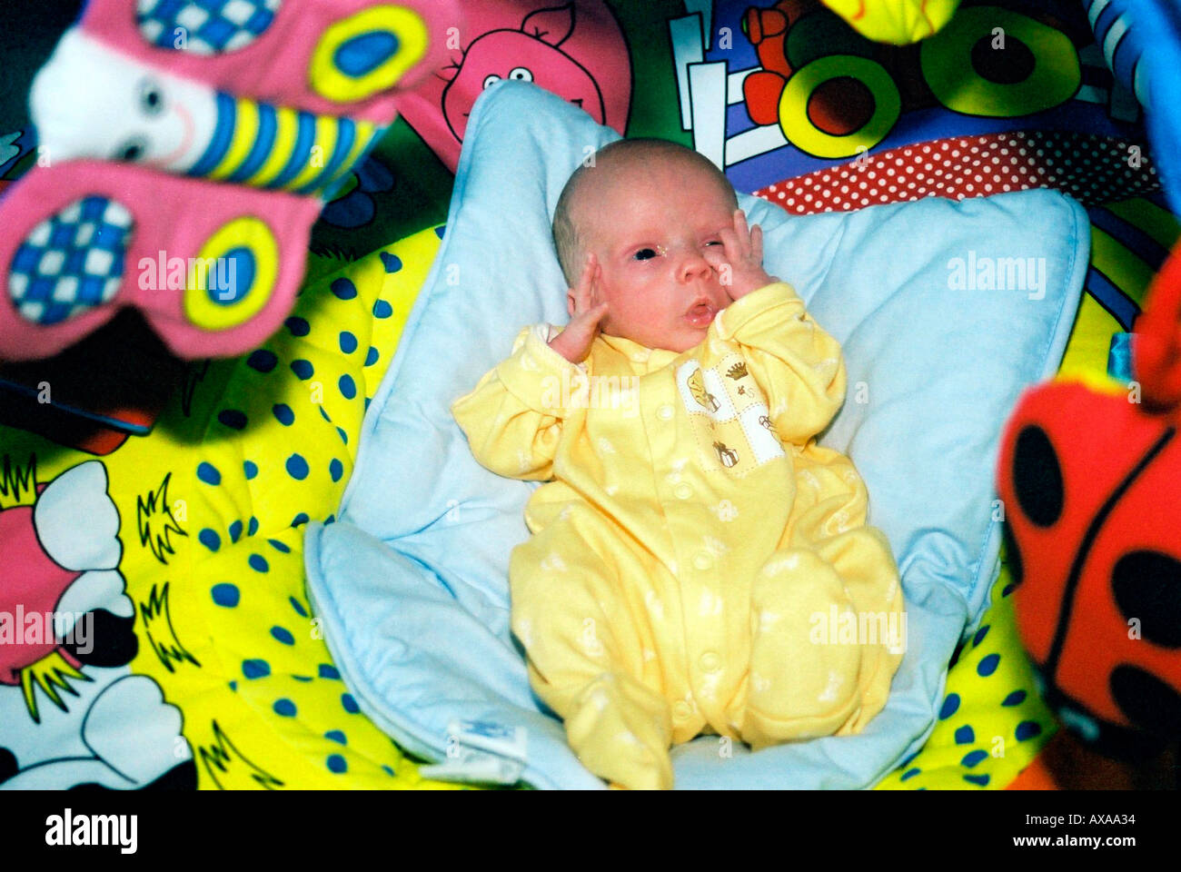 Lewis born 7 weeks prematurely by caesarean section Stock Photo - Alamy