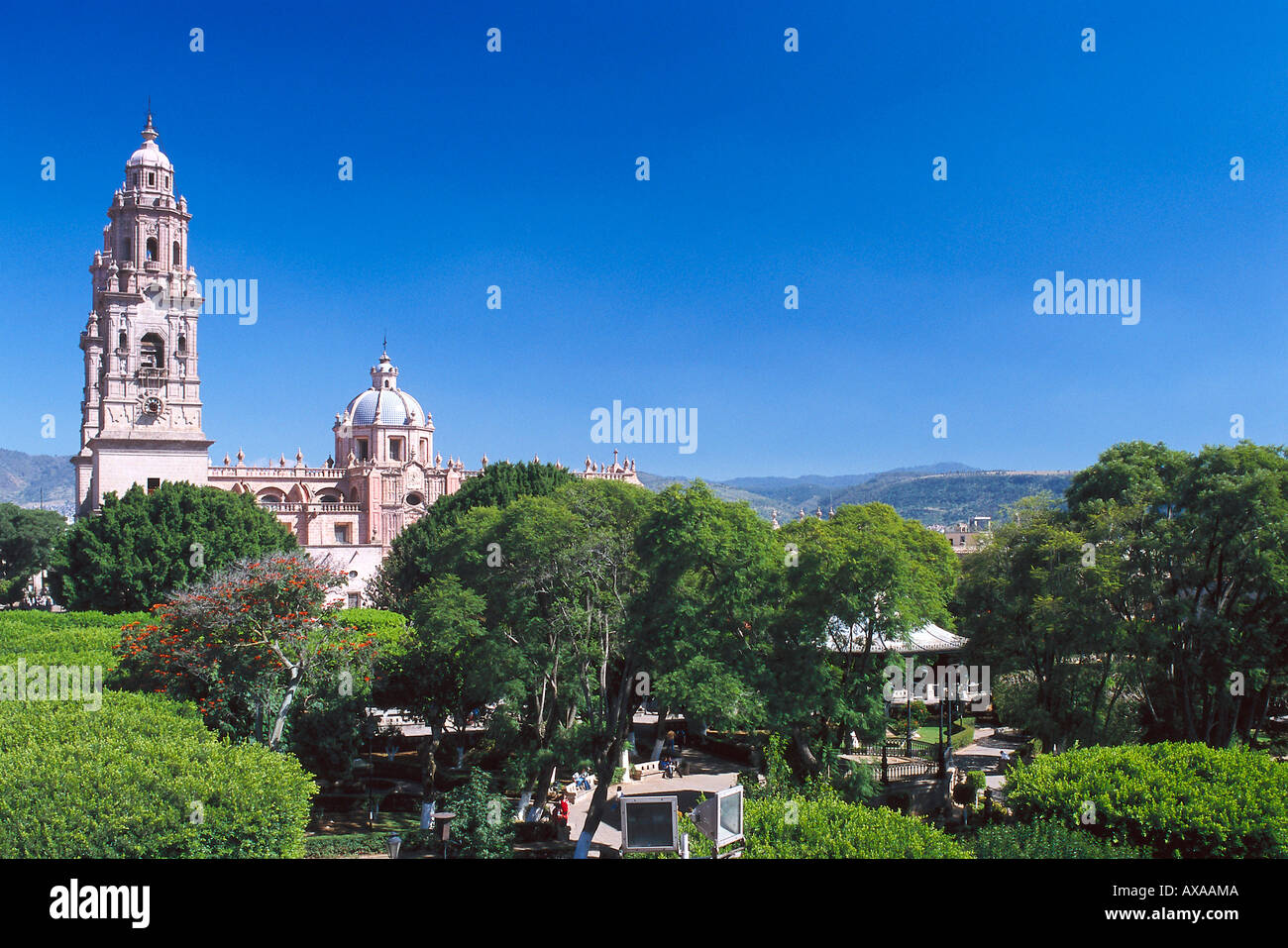 Cathedral, Morelia, Michoacan Mexico Stock Photo - Alamy