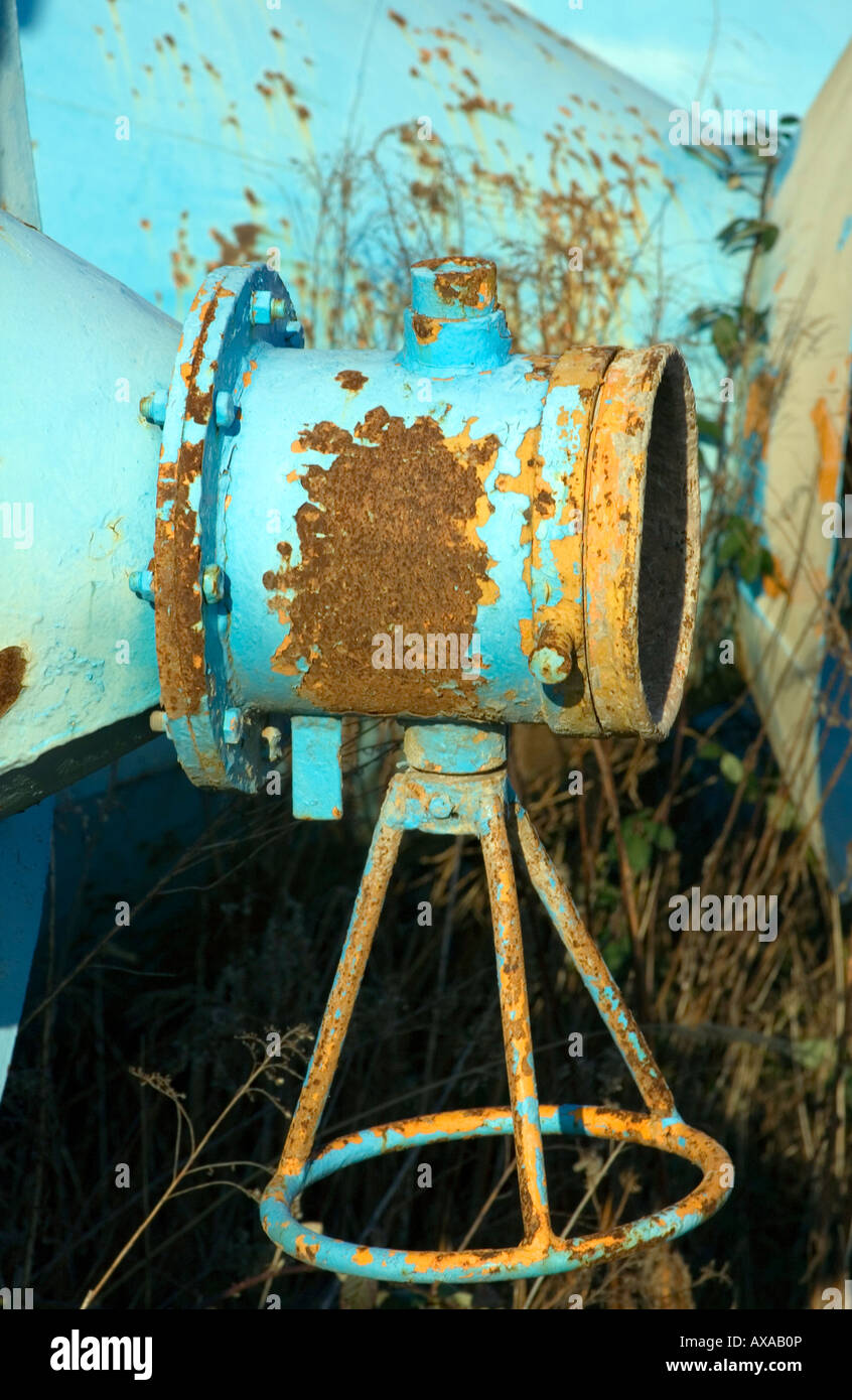 Old abandoned industry silos Stock Photo - Alamy