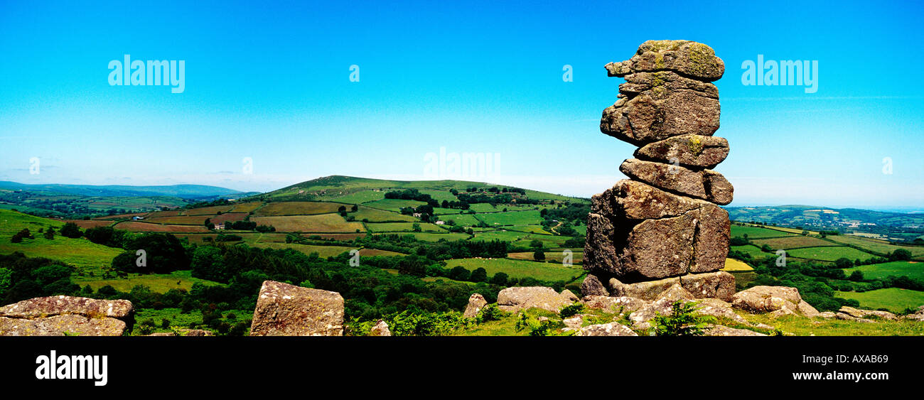 Bowermans Nose Dartmoor National Park Devon UK Stock Photo - Alamy