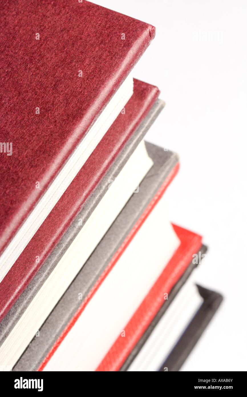 Stack of Hardback Books Stock Photo - Alamy