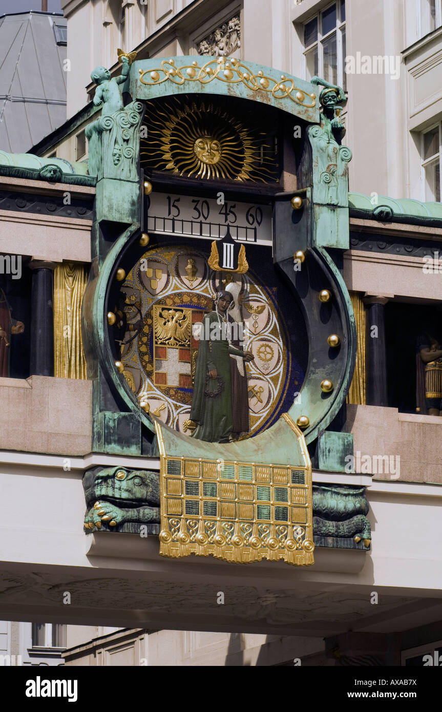 World clock vienna hi-res stock photography and images - Alamy