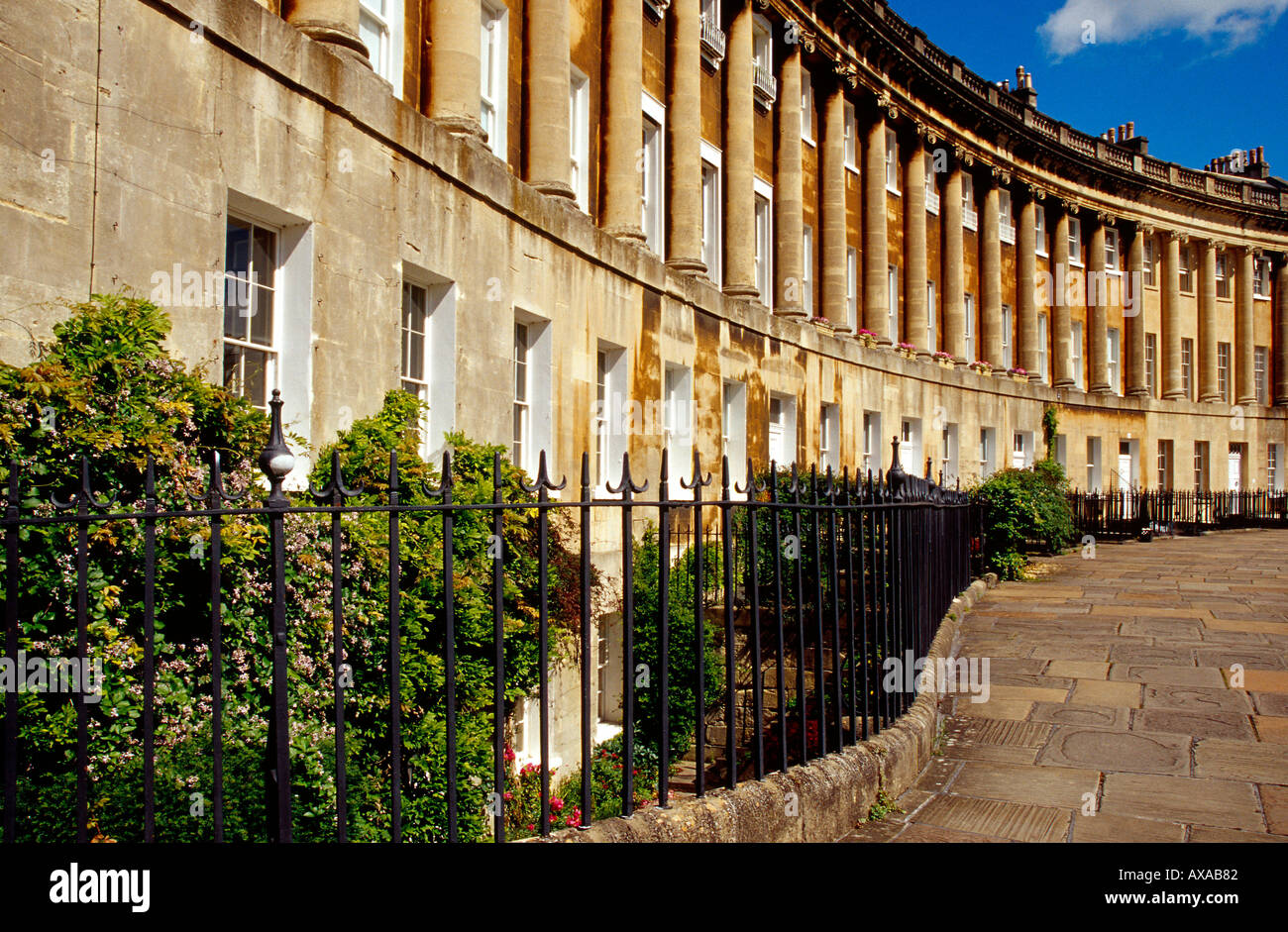 Royal Crescent Bath UK Stock Photo - Alamy