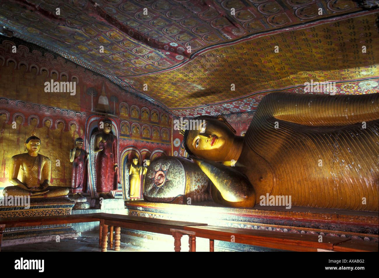 Temple of Dambulla, Central Province Sri Lanka Stock Photo - Alamy