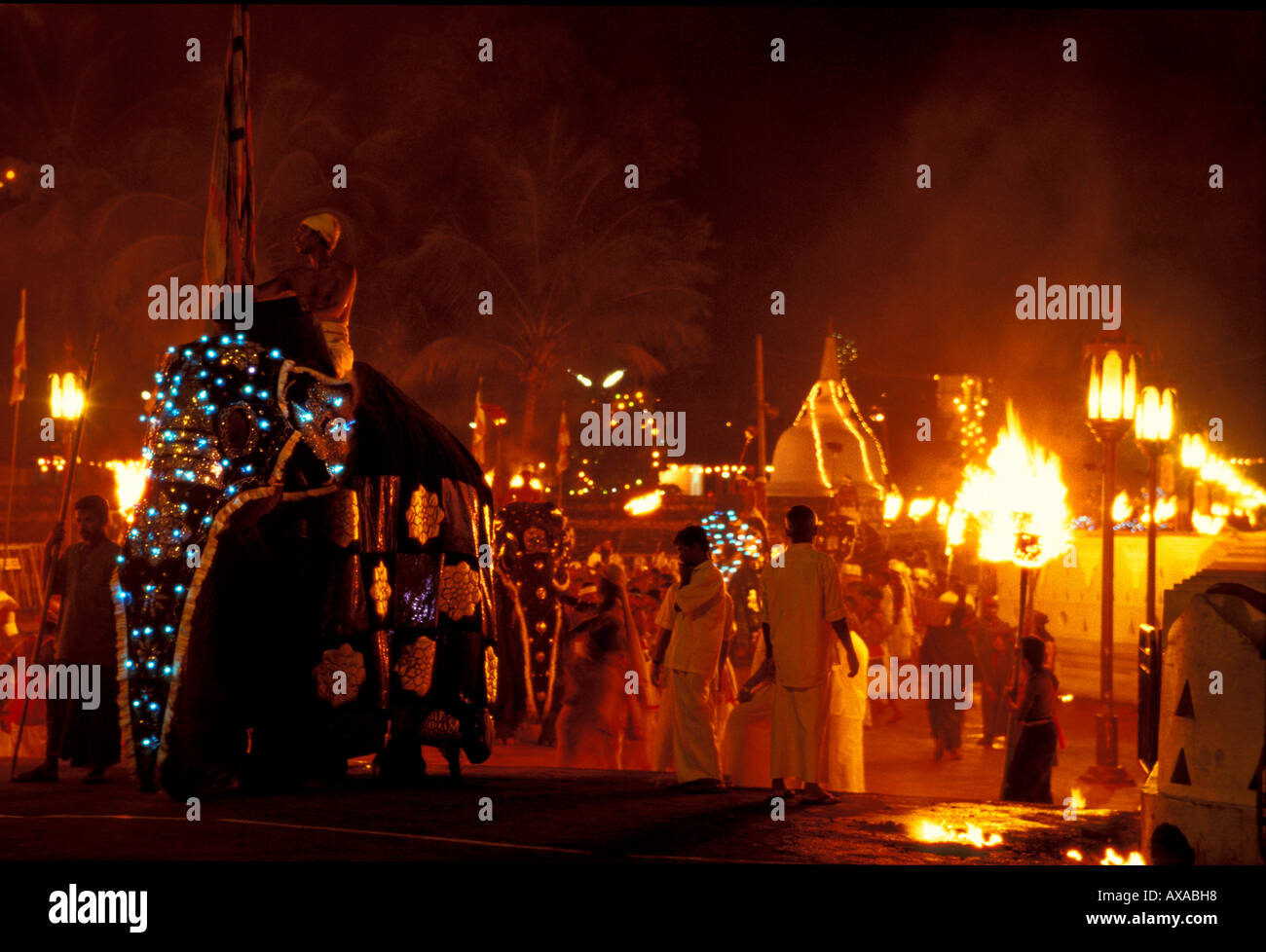 Kandy Perahera, Procession, Dalada Maligawa Temple Sri Lanka Stock ...