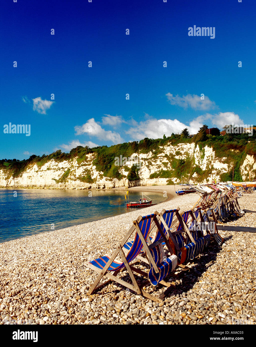 The Beach at Beer Devon UK Stock Photo - Alamy