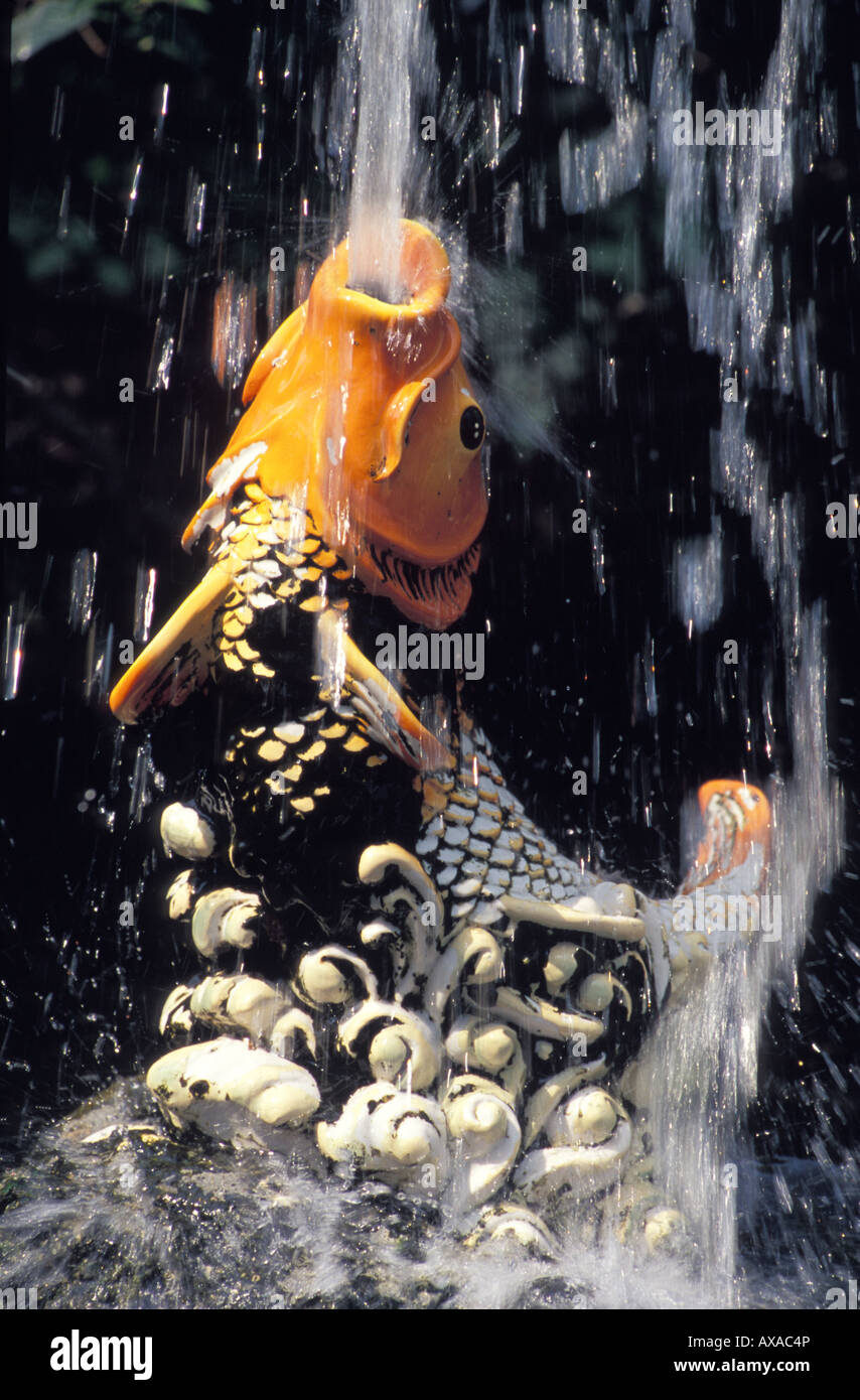 Carp fountain Fort Provincia Tainan Taiwan Stock Photo - Alamy