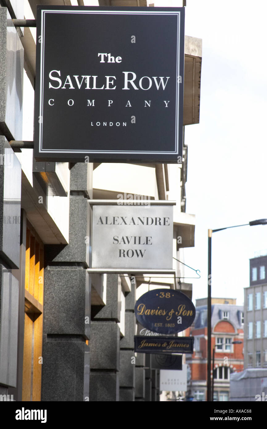 Savile row london hi-res stock photography and images - Alamy