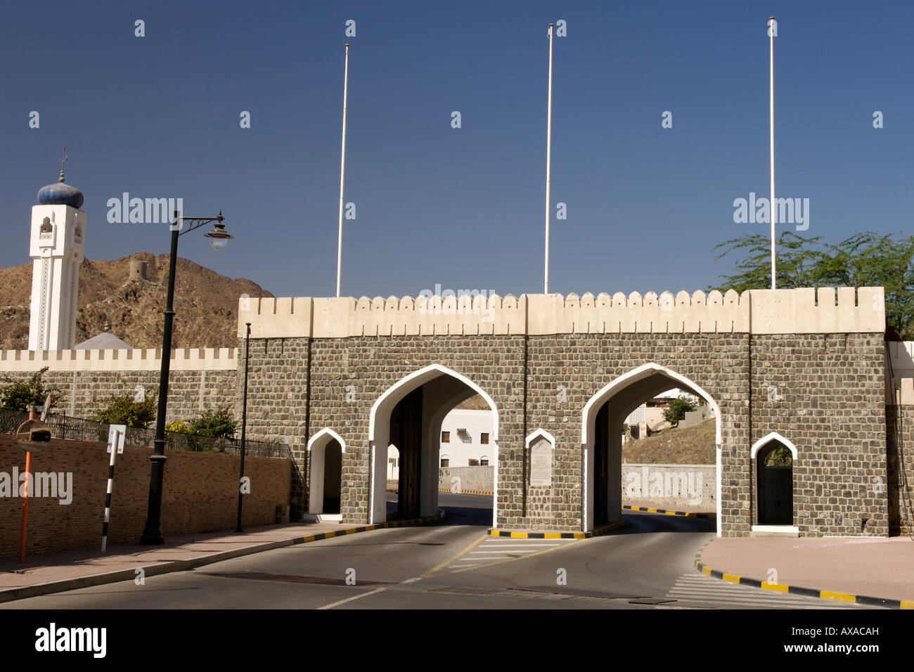 Al Bab Al Muthaib (Muthaib gate), one of four entrance gates to the old ...